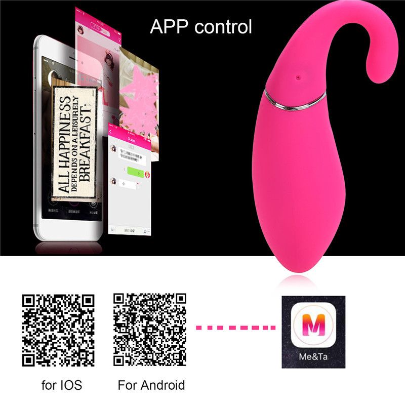 Bluetooth Smart Vibrator Smartphone App Remote Control Intelligent