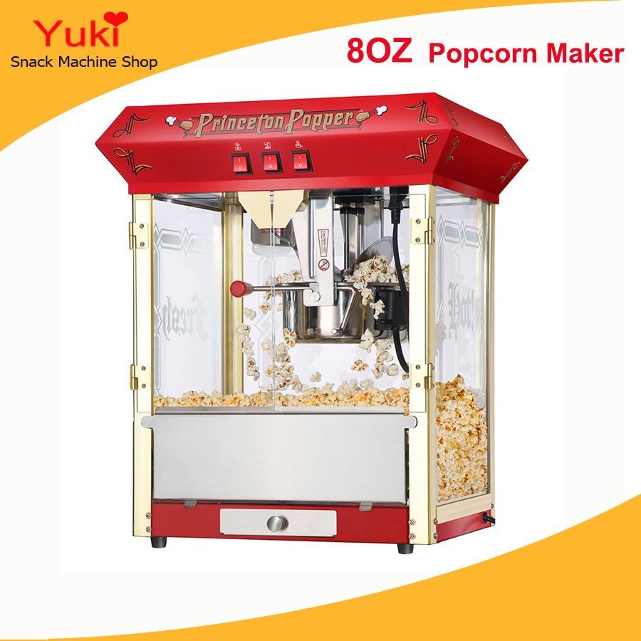 2018 Large Capacity 8oz Automatic Luxury Commercial Popcorn Machine ...
