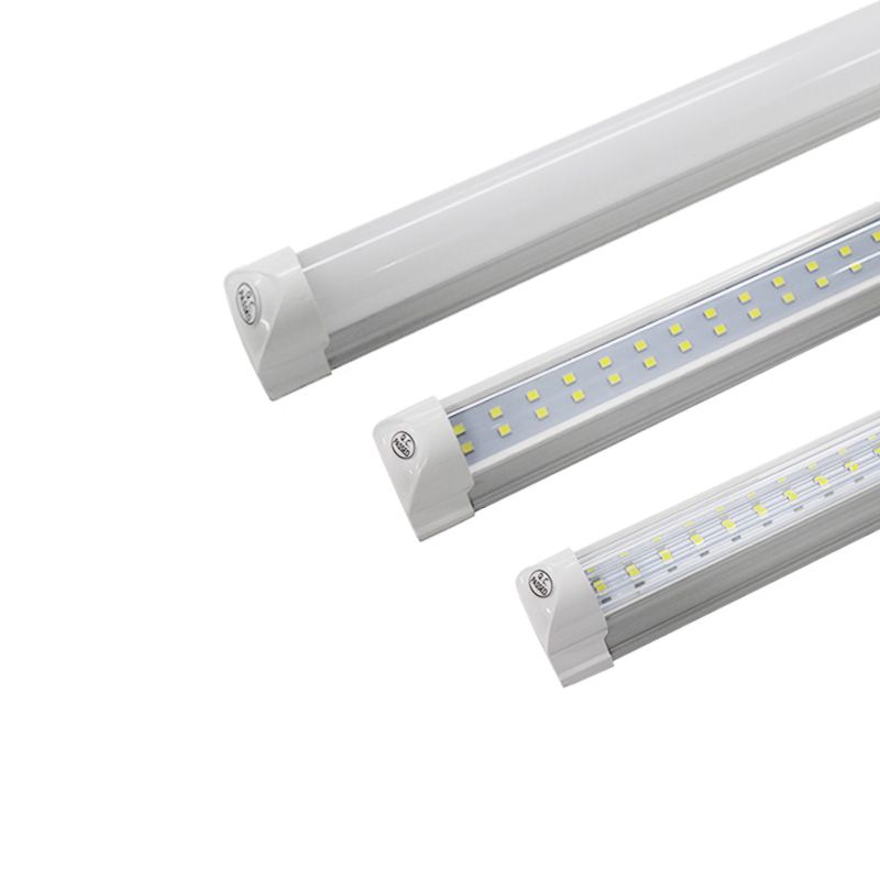 8ft Led T8 Tubes Double Row 8 Foot T8 Integrated Led Light Bulbs 65w ...