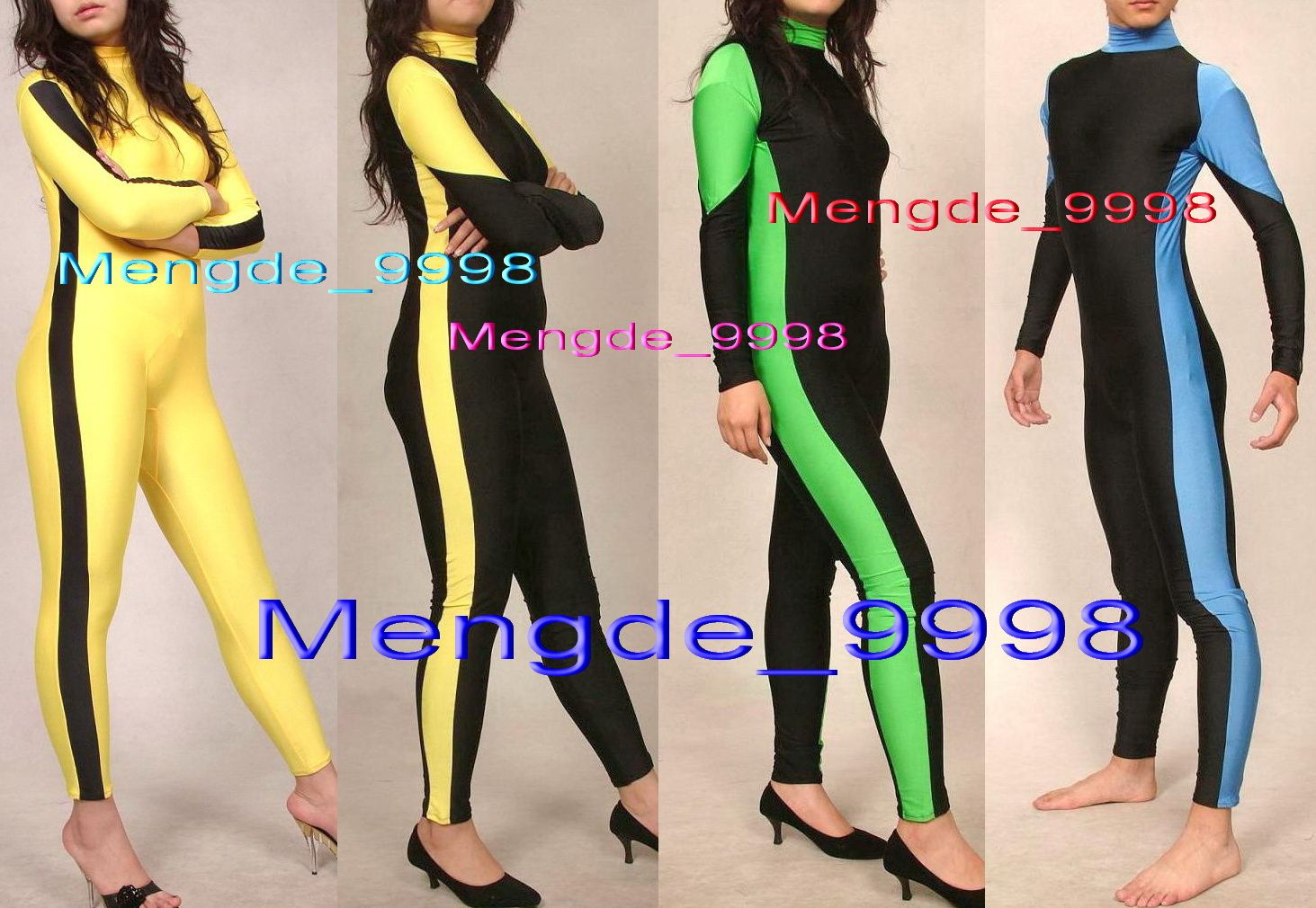 2019 New Unisex Sexy Body Suit Lycra Spandex Catsuit Costumes Sexy