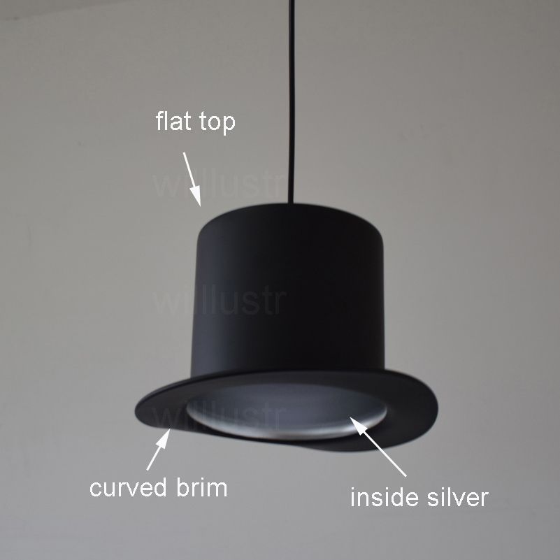 Modern Aluminum Hat Pendant Lights Aluminum Lamp Cap Suspension ...
