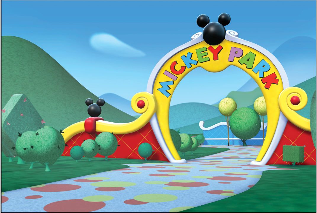Mickey Mouse Clubhouse Park DIGITAL Custom Mickey Mouse Birthday Party
