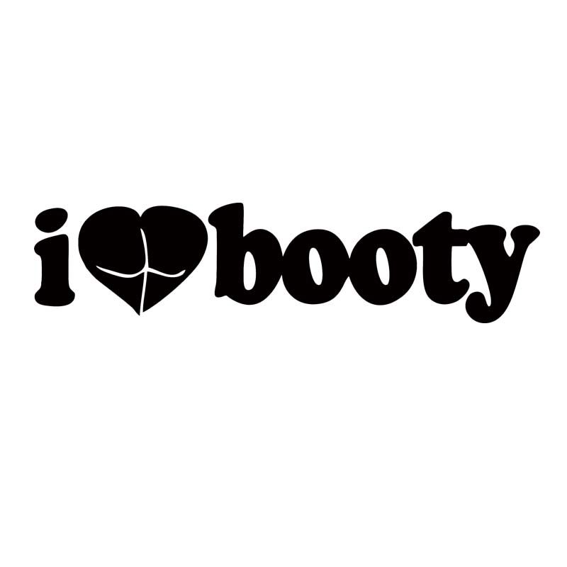 I Heart Booty Sticker Love Gym Cute Butt Girls Funny Jdm Truck Car My