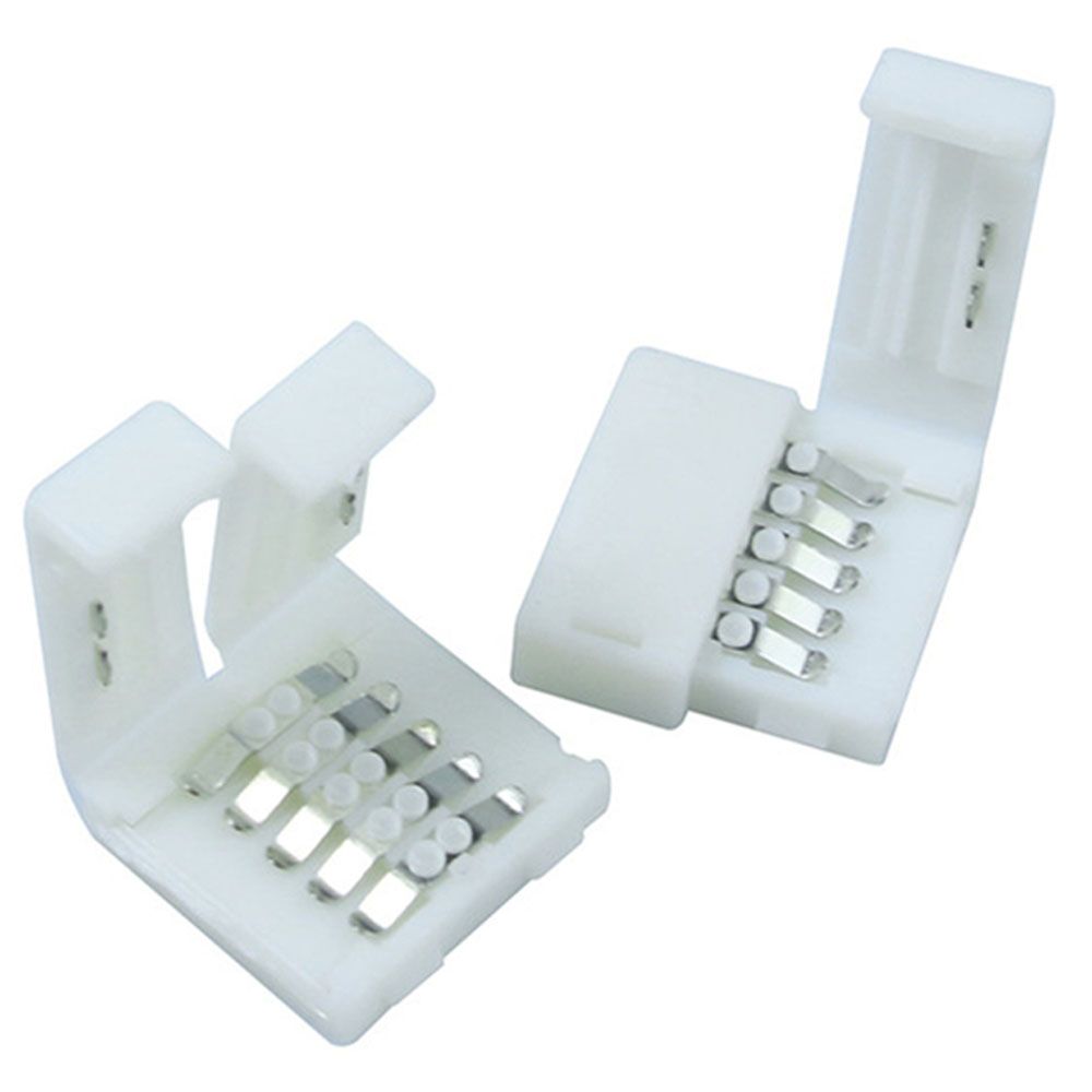 Led strip connector 4 pin l shape - lopidavid