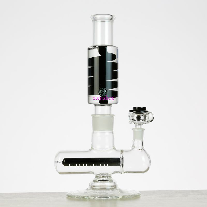 2021 13 Inch Freezable Coil System Glass Bongs Glass Water Pipes With ...
