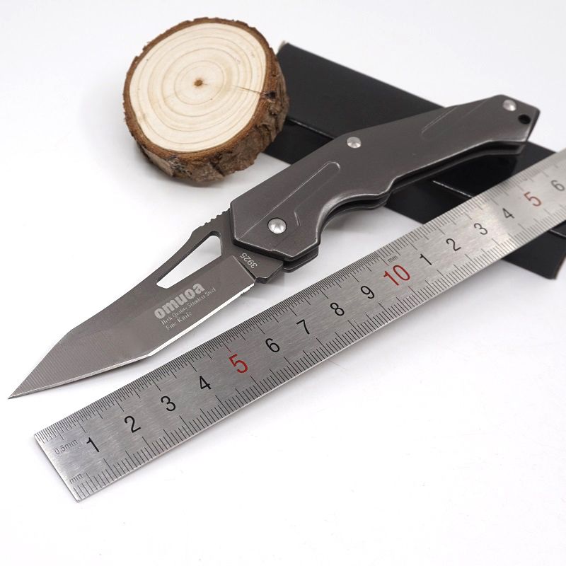 Mini Folding Knives 3925 Pocket Knife Aviation Aluminum Handle 7CR13MOV ...