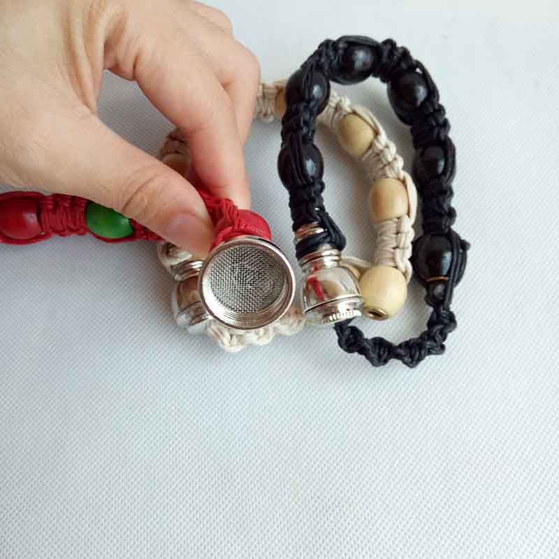 2021 Handmade Stash Bracelet Smoking Pipe Metal Tobacco Herb Incognito ...