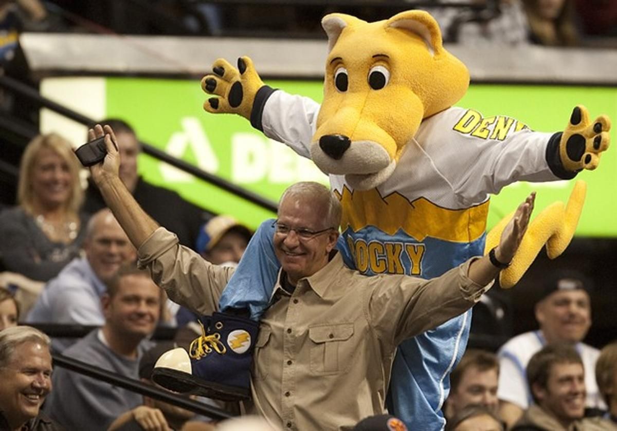 Oisk Rocky The Mountain Lion Mascot Costume Kits Sport Basketball Dult ...