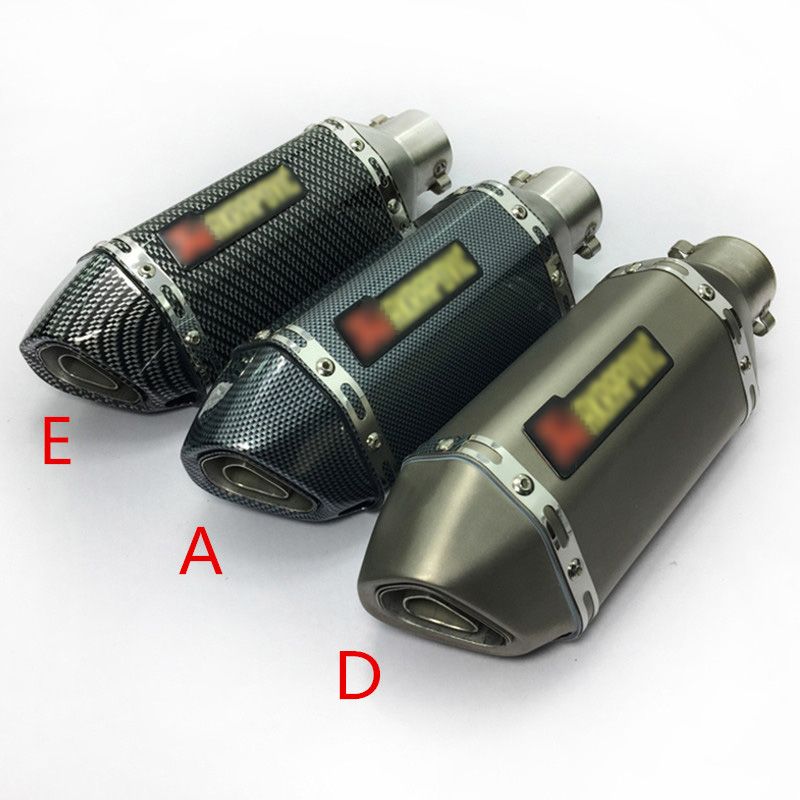 2020 Universal Motorcycle Short Exhaust Muffler Silencer Slip On W/DB ...