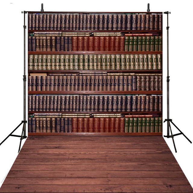 Graduation Bookshelf Background