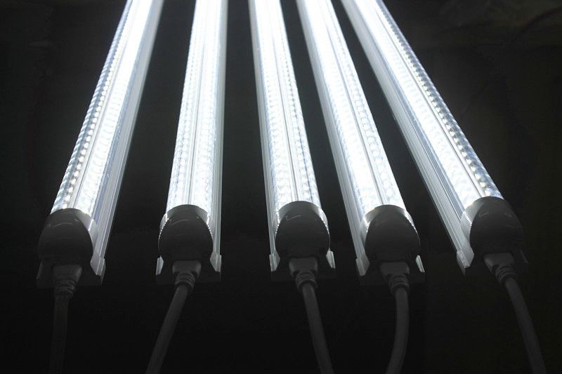 LED Tube Integrated V Shape 4ft 5ft 6ft 8ft T8 LED Light Bulbs ...