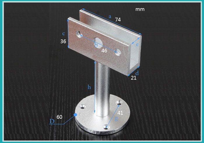 Wholesale Stylish And Cheap BRAND Partition Clamps Glass Support ...