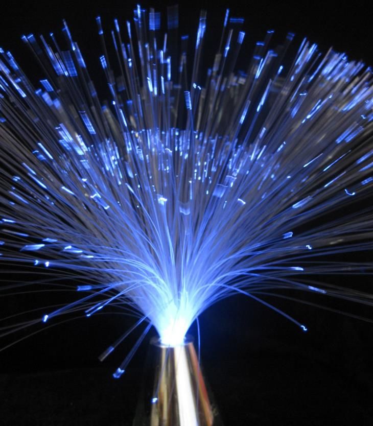 Party Decorations Fiber Optic Lamp Light Holiday Wedding Centerpiece ...