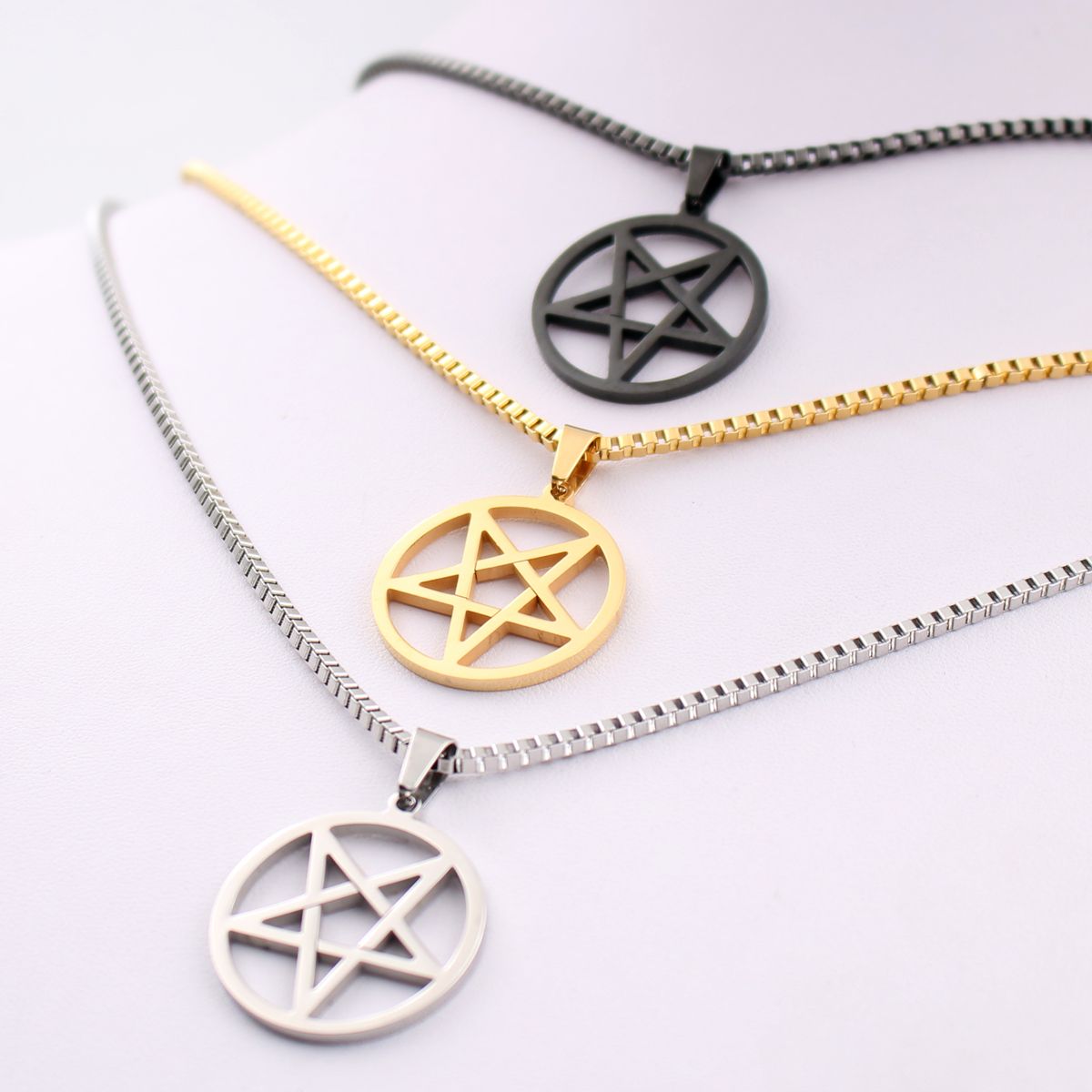 Wholesale Pentagram Satanic Symbol Satan Worship Wicca Pentacle ...