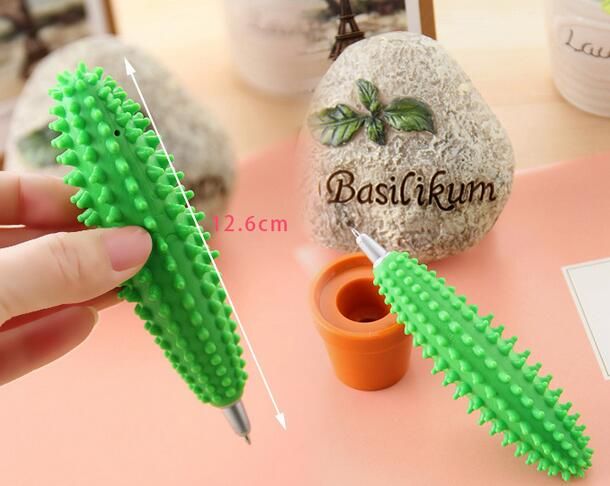 Spike Pen Cactus Pen / Funny Cactus Ballpoint Pen With Plant Pot Pen ...