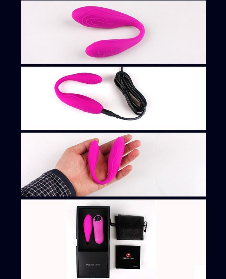 Pretty Love Recharge 30 Speed Silicone Dildos Wireless Remote Control