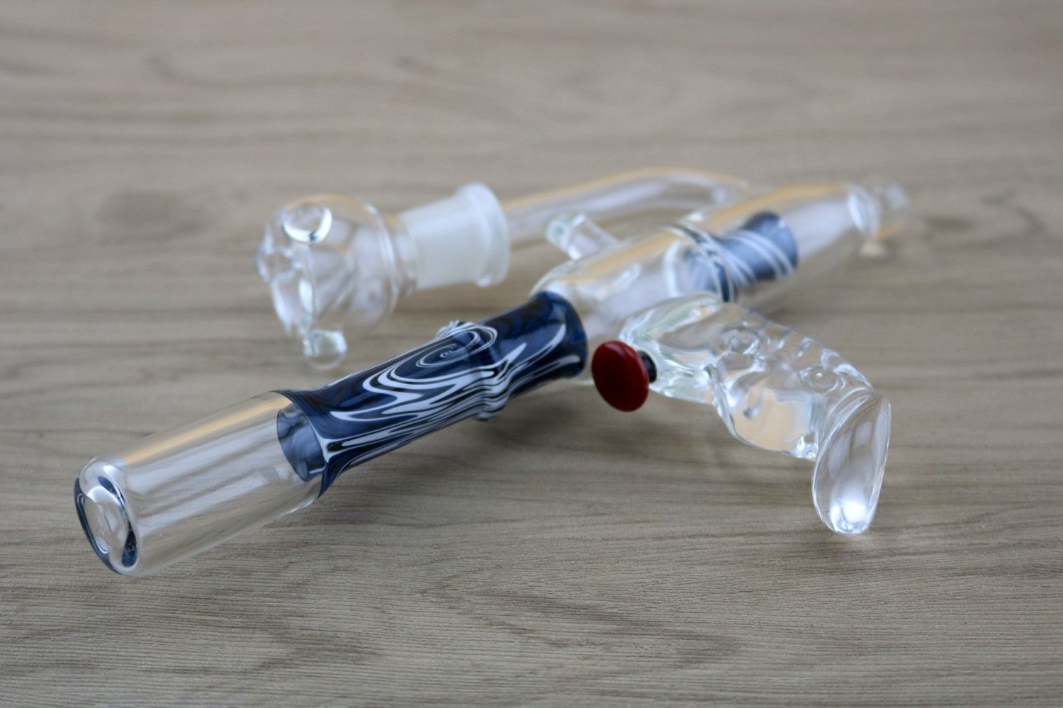 2020 7 Inch Glass Gun Bongs Amazing Gun Shape Glass Oil Rigs Glass ...