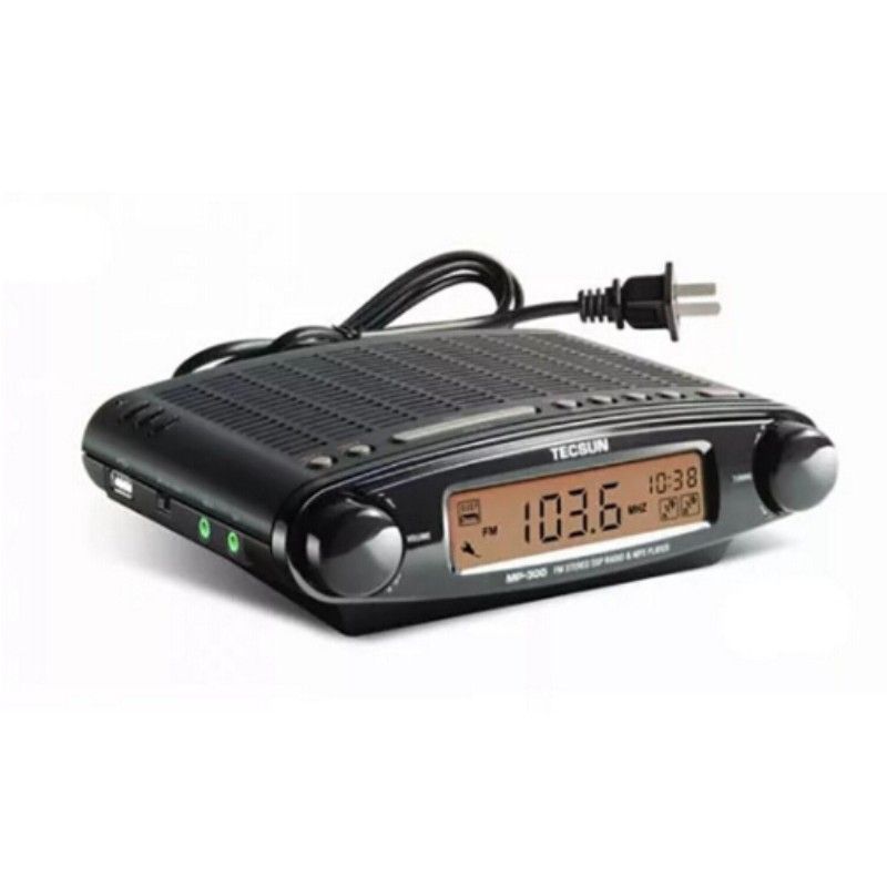 Original MP 300 Radio FM Stereo DSP Radio USB MP3 Player Desktop Clock ...