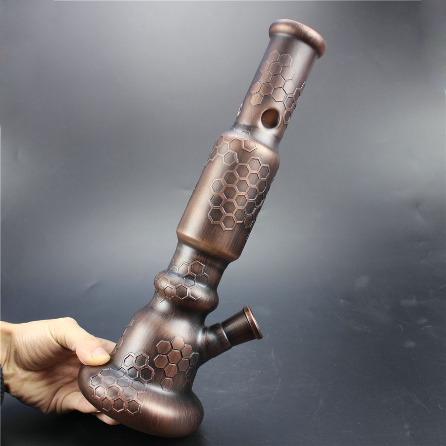 2019 Retro Stitching Design Water Pipe Bong With Height 31cm Glass Bong ...