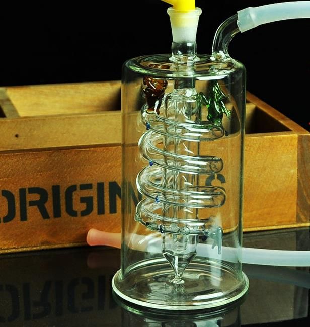 2021 Double Dragon Head Panlong Water Pipe, Send Pot Accessories, Glass ...