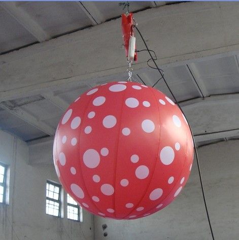2019 New Style Spherical Inflatable Ceiling Hanging Inflatable Red ...