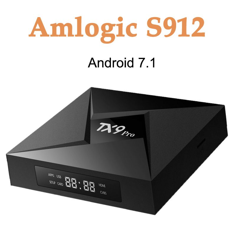 TX9 Pro TV Box Android 7.1 3GB 32GB Amlogic S912 Octa Core Bluetooth 4. ...