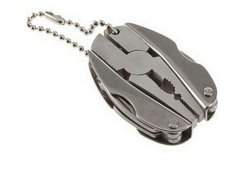 2021 Folding Keychain Pocket Multi Function Tools Set Mini Pliers Knife ...