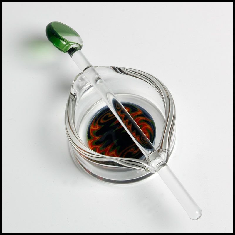 Wholesale Material LARGE WORKED GLASS DAB DISH Oil Dabber Worked ...