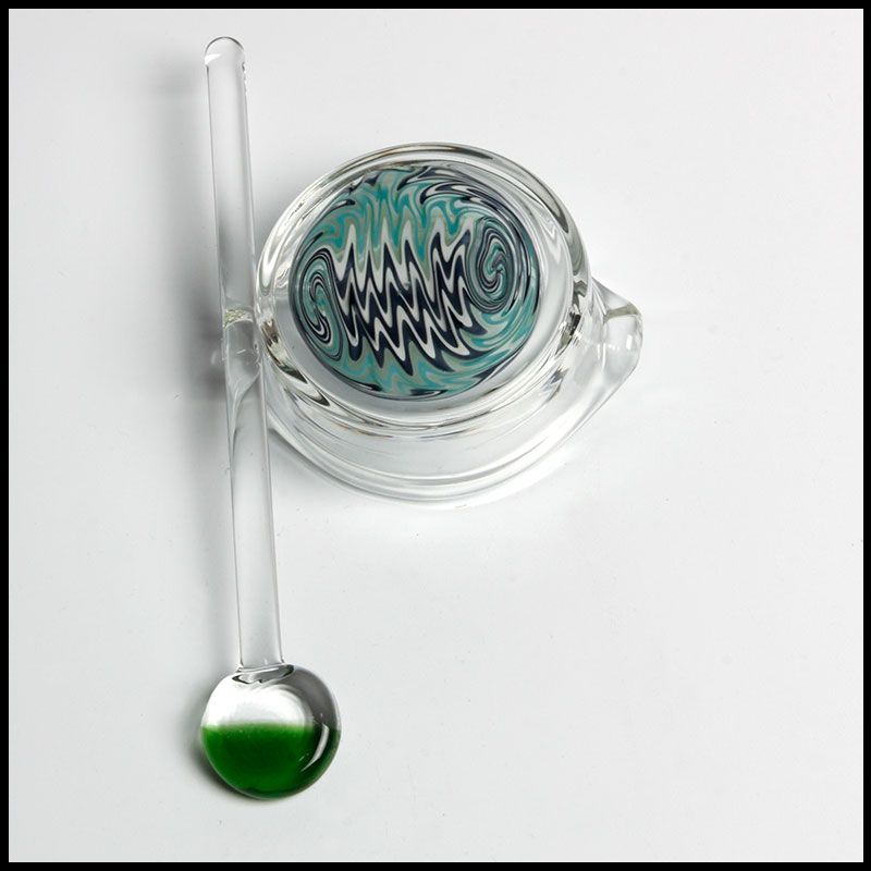 Wholesale Material LARGE WORKED GLASS DAB DISH Oil Dabber Worked ...