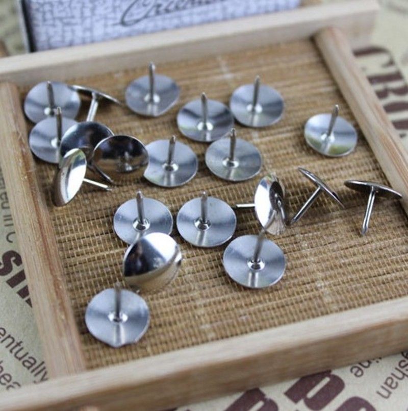 2020 Silver Steel Thumb Tacks Push Pin For Office, DIY, Hanging Memos And Pictures Box Of From ...