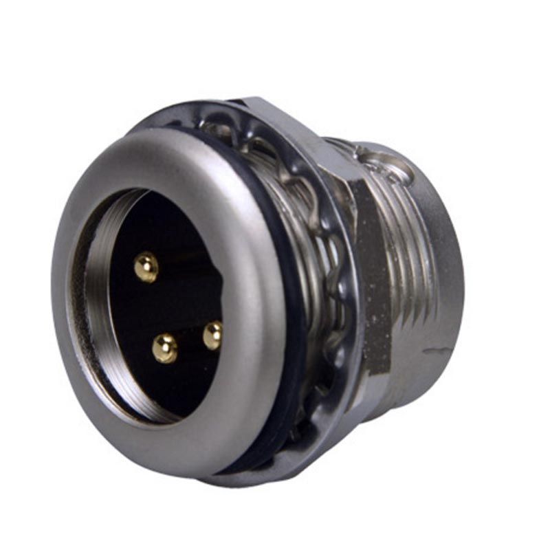 Compre El Conector Redondo Del Conector De Cable De Audio Del Panel ...