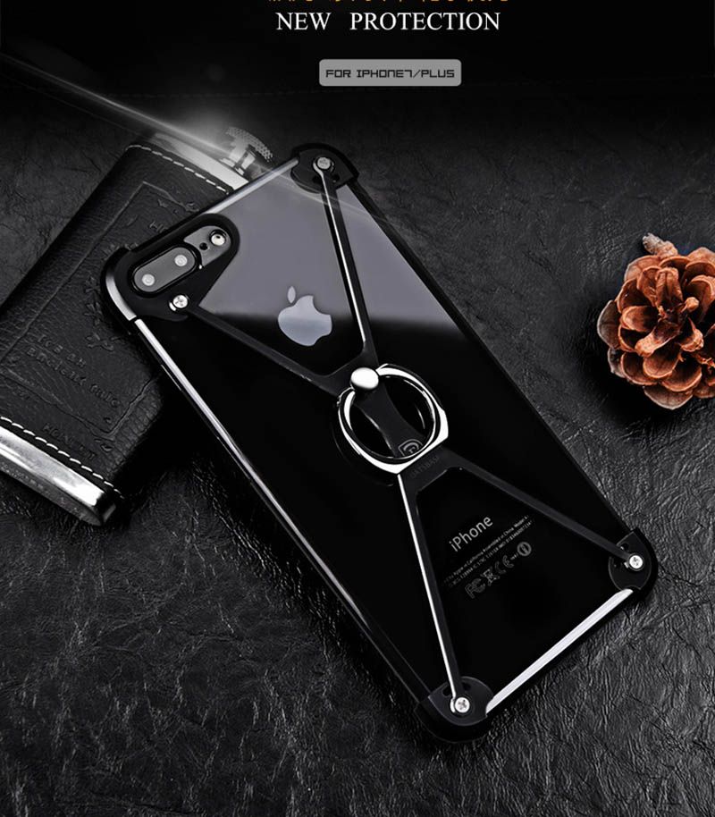 X Shape Phone Case Aluminum Bumper For IPhone 5s 6 6S Plus 7 7 Plus ...