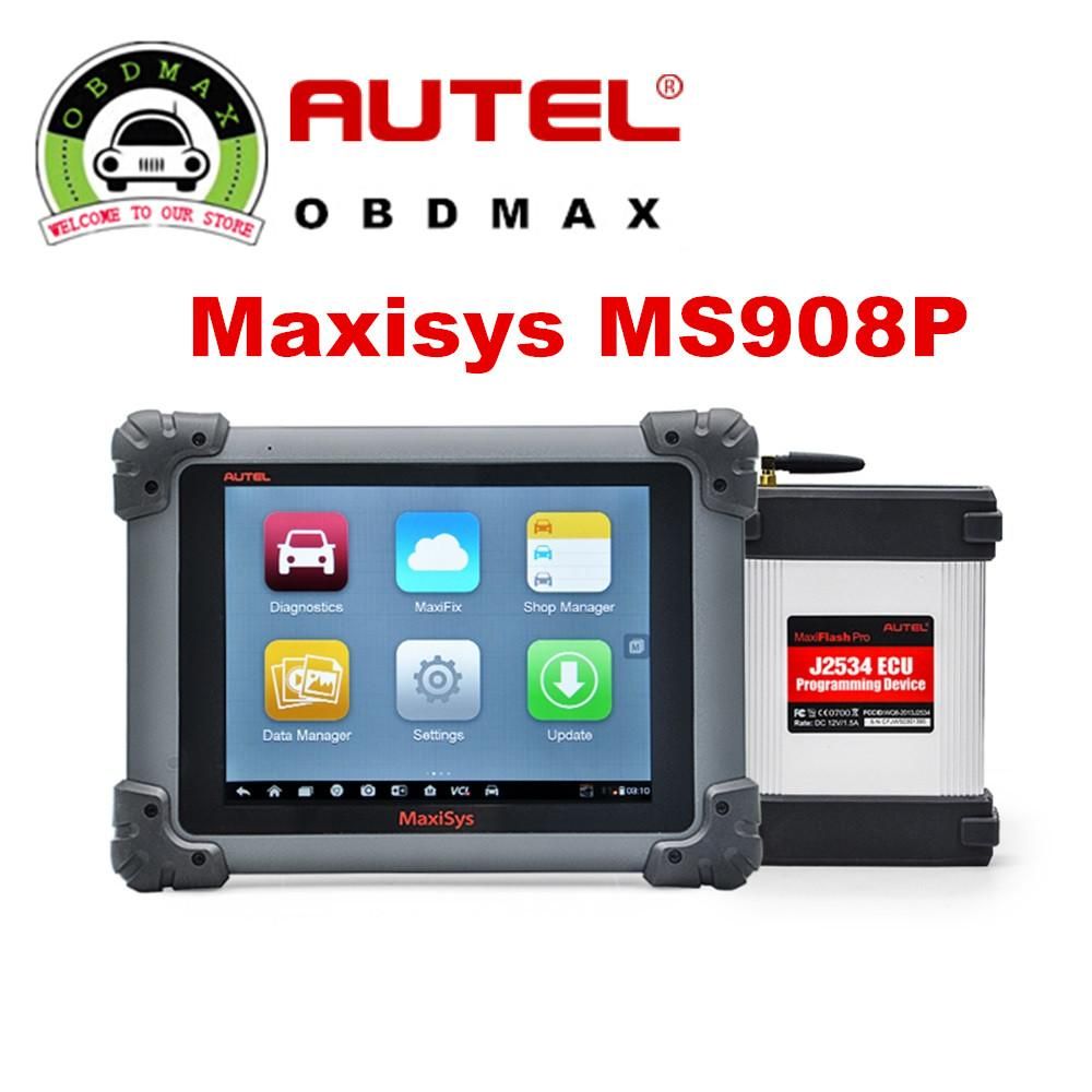 Autel MaxiSys Pro MS908P MS908 PRO Bluetooth/WIFI Diagnostic / ECU ...
