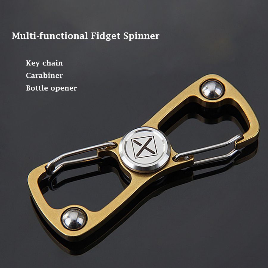 Fidget Spinner Stainless Steel Keychain Hand Spinner Edc Adult ...