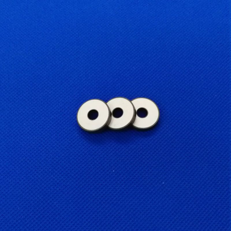 Piezo Crystal Chip PZT Ceramic Chips Piezoelectric Ring 20*6*5mm PZT4 ...