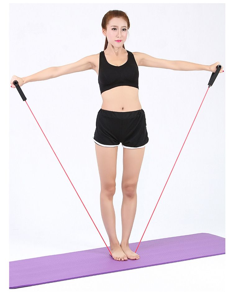 High Quality 140cm Yoga Pull Rope Portable Fitness Resistance Bands ...