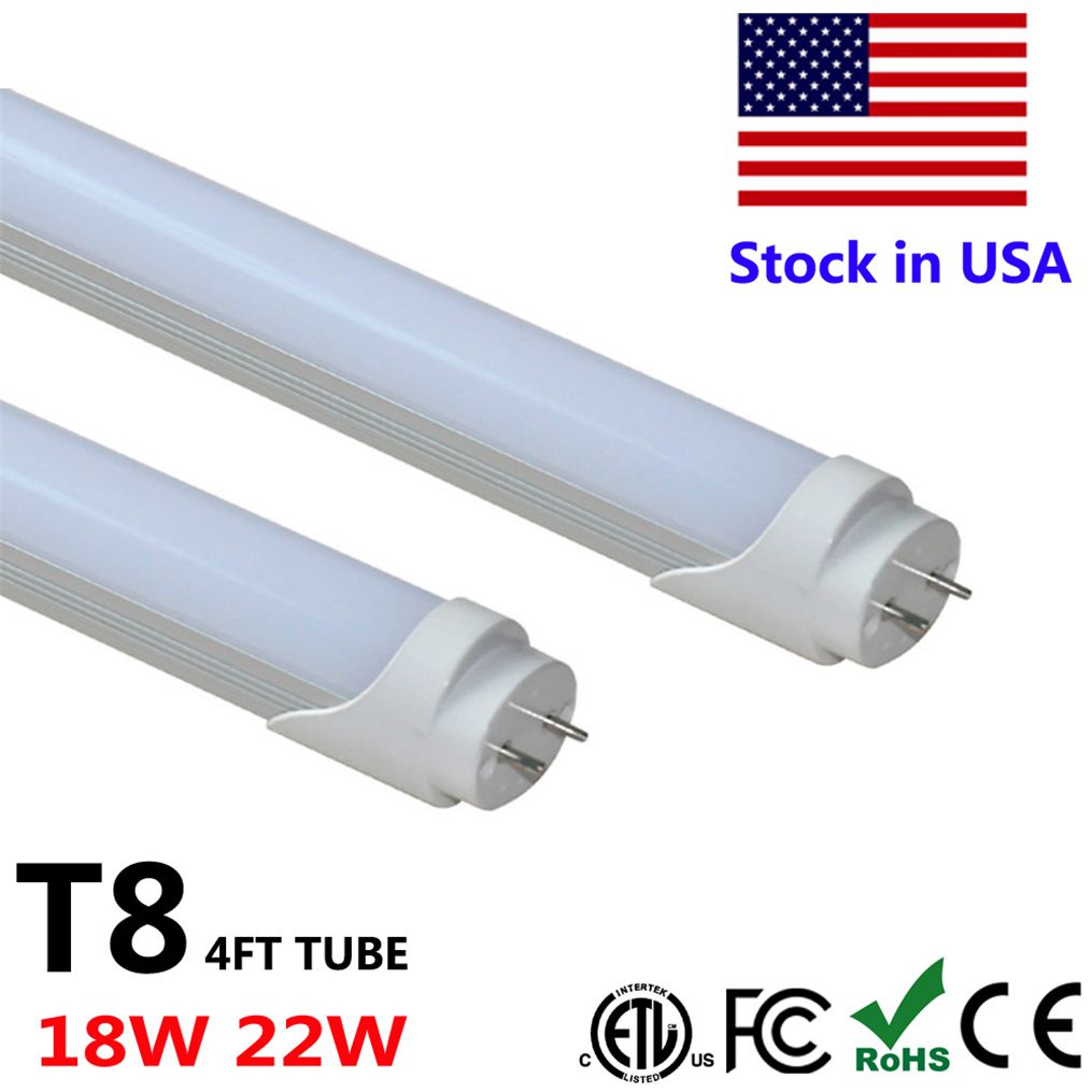 LED Tube Light 4FT T8 LED Bulbs 18W 22W 28W Cold White 5000K 6500K Super Bright T8 Tube 4feet ...