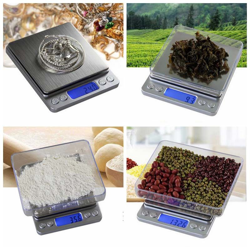 2021 500g /0.01g,1000g/0.1g,2000g/0.1g,3000g/0.1g,Digital Pocket Scale ...