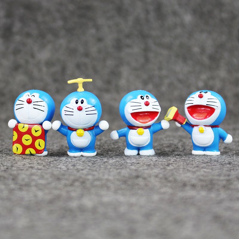 2020 8 Styles Anime Doraemon PVC Action Figure Collectable Model Toy ...