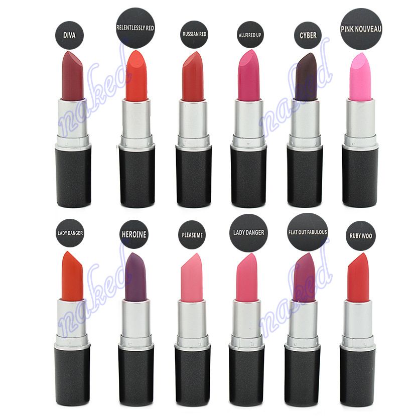 NO LOGO Matte Lipsticks Highlighter Makeup Water Proof Non Cup Stick ...