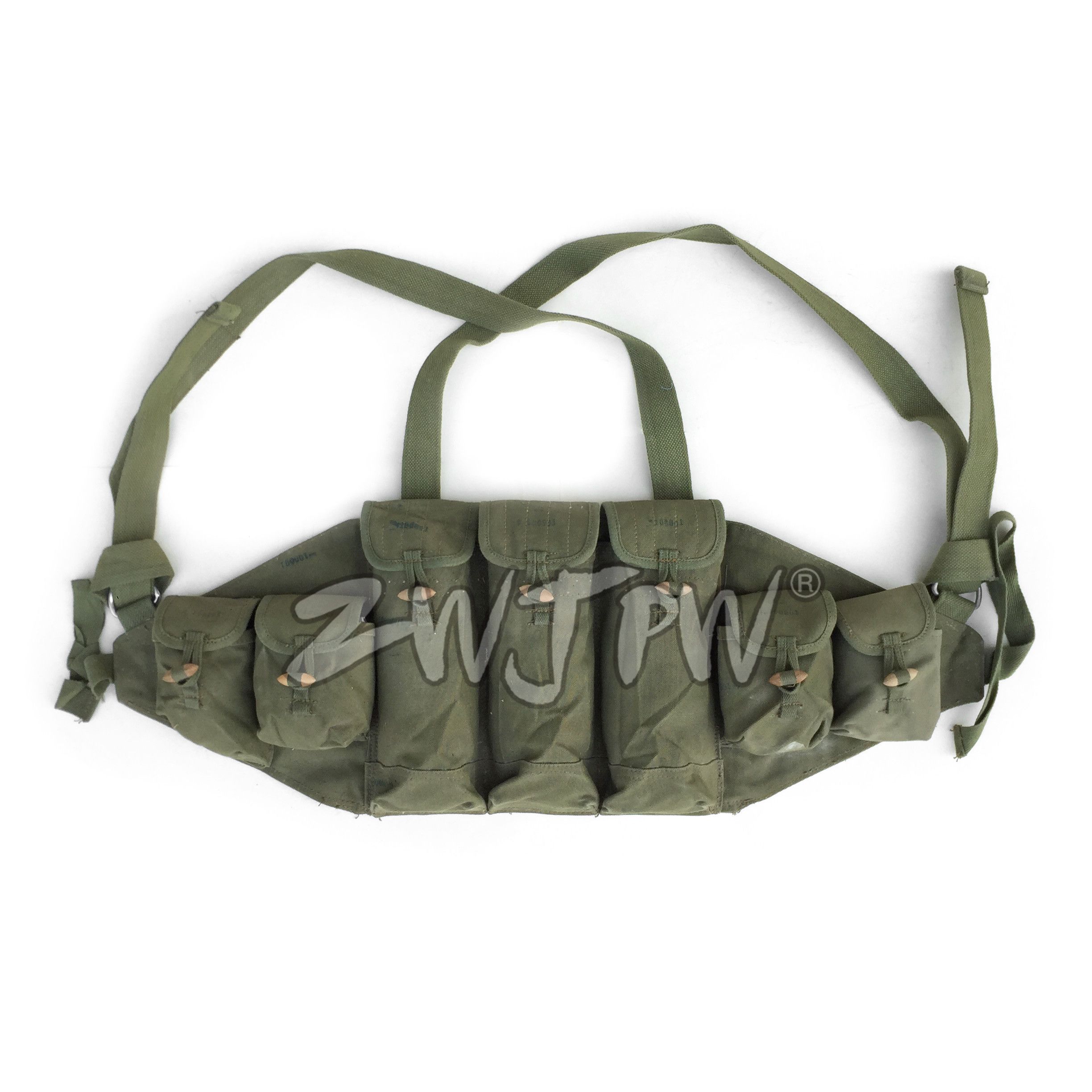 Surplus Original Chinese Type 56 AK Chest Rig Ammo Pouch Magazine Bag ...
