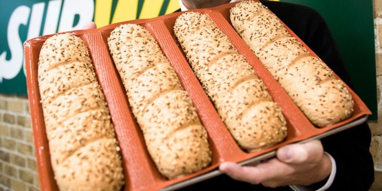 Baking Dishes & Pans Online Sale Subway Silicone Fiber Glass Bread Form ...