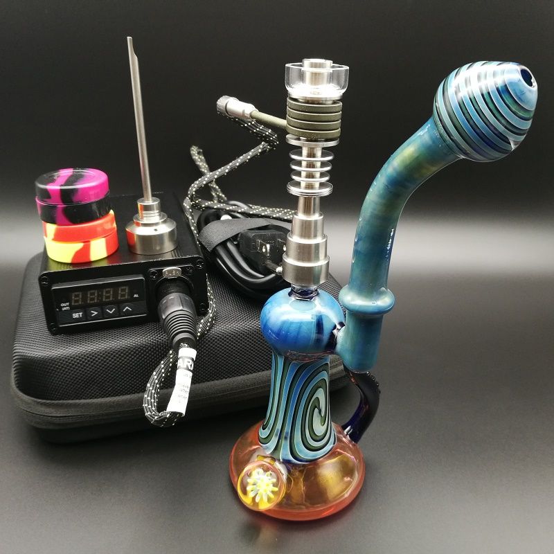 2021 The Latest E Digital Dab Nail Kit Contain Upgrade 6 In 1 Titanium ...