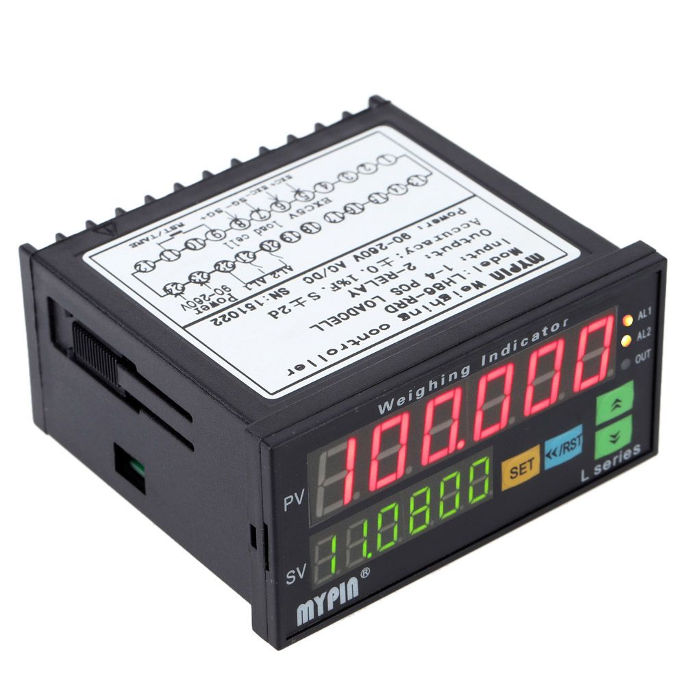 2021 Digital Weighing Controller Load Cells Indicator 1 4 Load Cell Signals Input 2 Relay Output ...