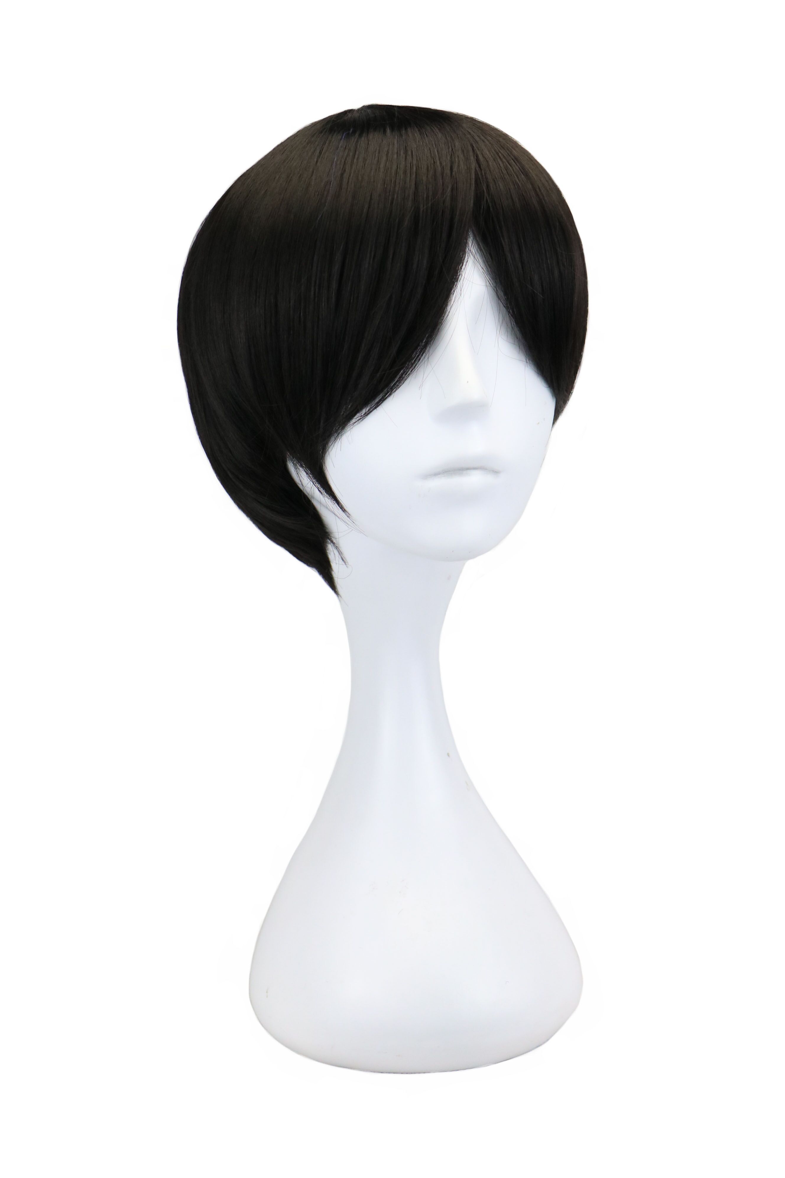 Boys Short Straight Cosplay Wig Men Party Black 30 Cm Synthetic Hair ...