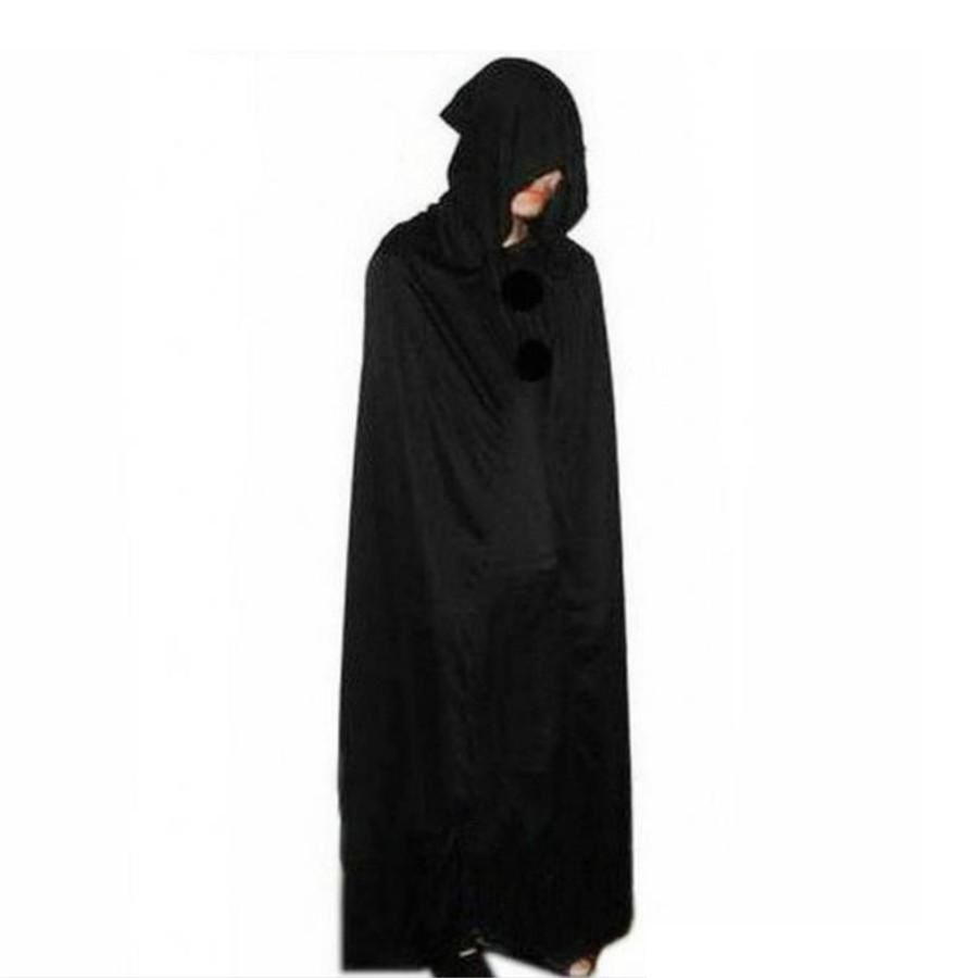Death Cloak Cosplay Ghost Clothes Multi Cape Hooded Cloaks Halloween ...