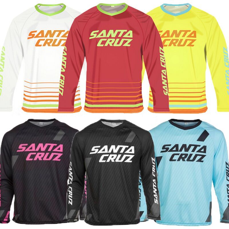 SANTA CRUZ New Arrived Long Jersey MTB Offroad Moto Cross Downhill ...