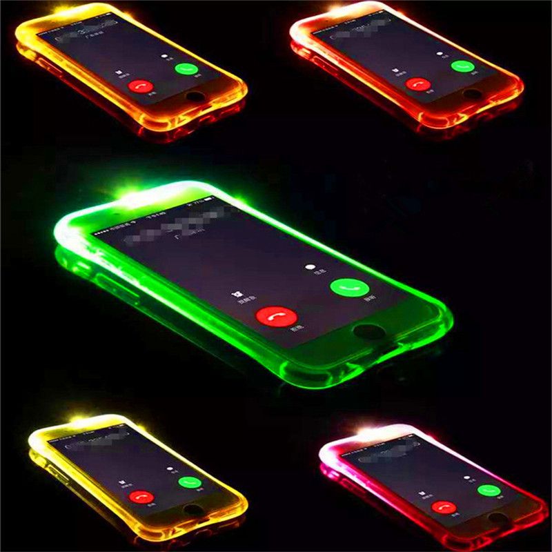 Etui Pour Telephone Call Lightning Flash LED Light Up Case Souple TPU ...