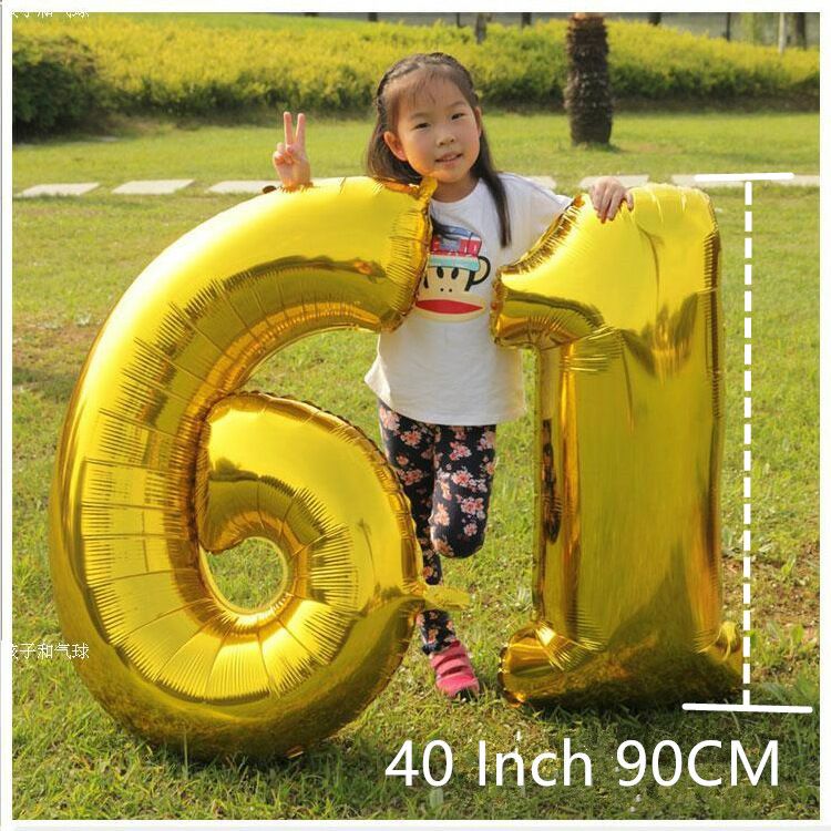 40 inch number balloons online outlet sale