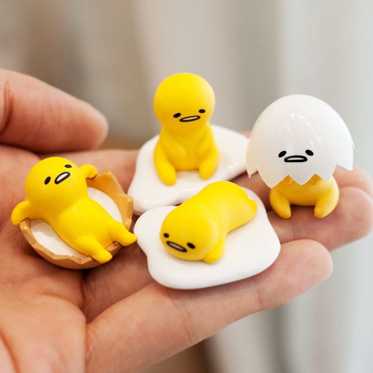 2018 Cute Collectioble Kids Japan Set Gudetama Lazy Egg Pvc Action ...